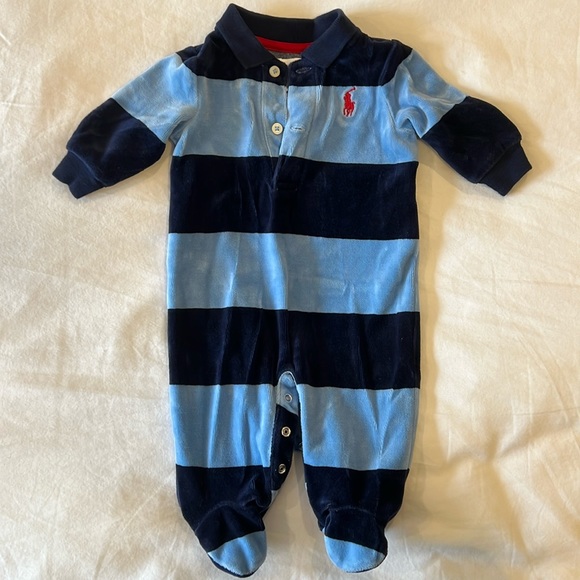 Ralph Lauren | One Pieces | Ralph Lauren Velour Outfit | Poshmark